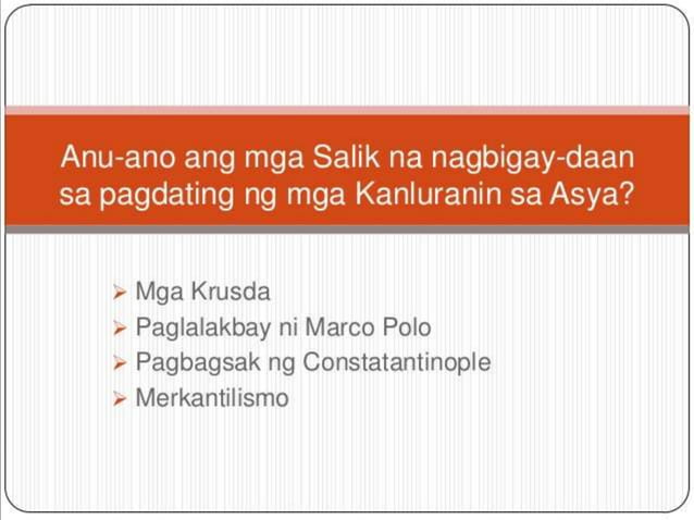 Mga ruta ng kalakalan | PPTX