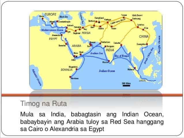 Mga ruta ng kalakalan