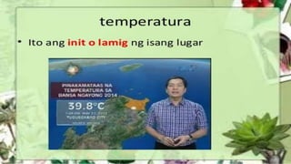 Mga Salik na Nakakaapekto sa Klima ng Bansa | PPTX