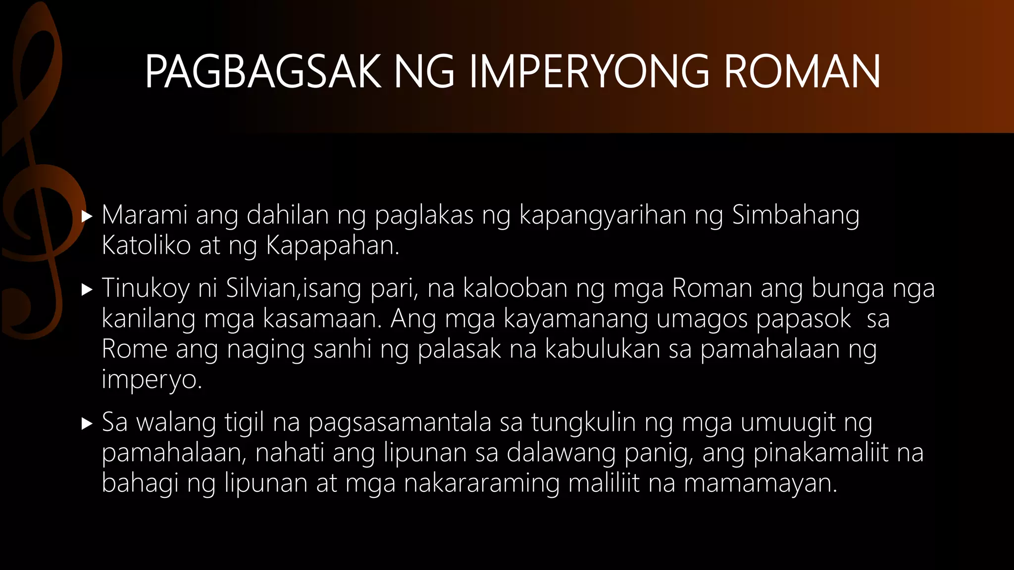Mga salik na nakatulong sa paglawak ng kapangyarihan ng kapapahan | PPTX