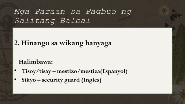 Mga Salitang Ginagamit sa Impormal na Komunikasyon.pptx