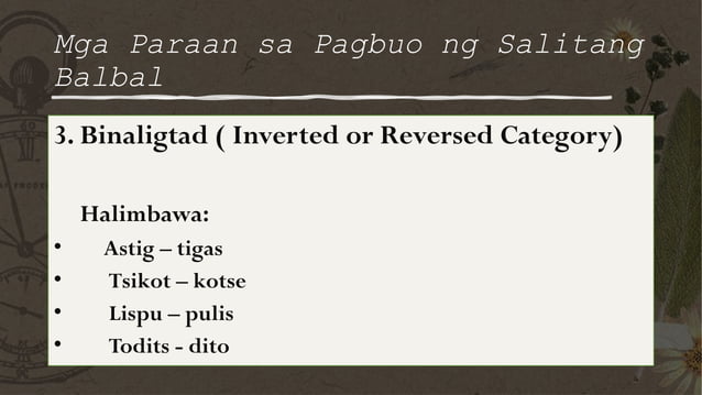 Mga Salitang Ginagamit sa Impormal na Komunikasyon.pptx