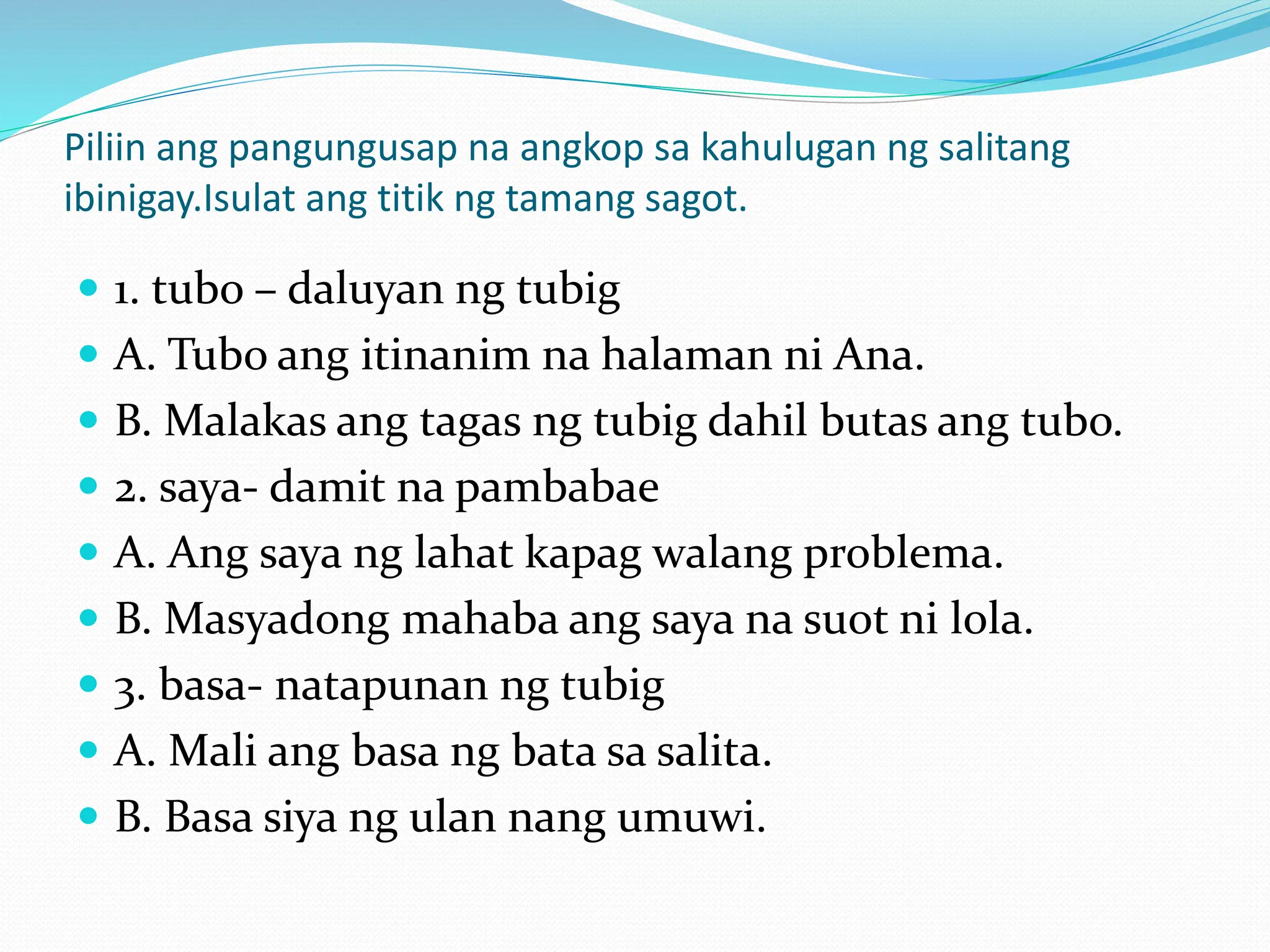 Mga Salitang Iisa ang Baybay ngunit Magkaiba.pptx