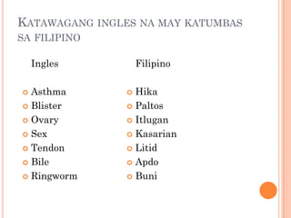 Mga Salitang Kaugnay sa Larangang Akademiko | PDF