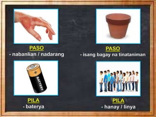 Mga salitang magkaparehong baybay ngunit magkaiba ng kahulugan | PPTX