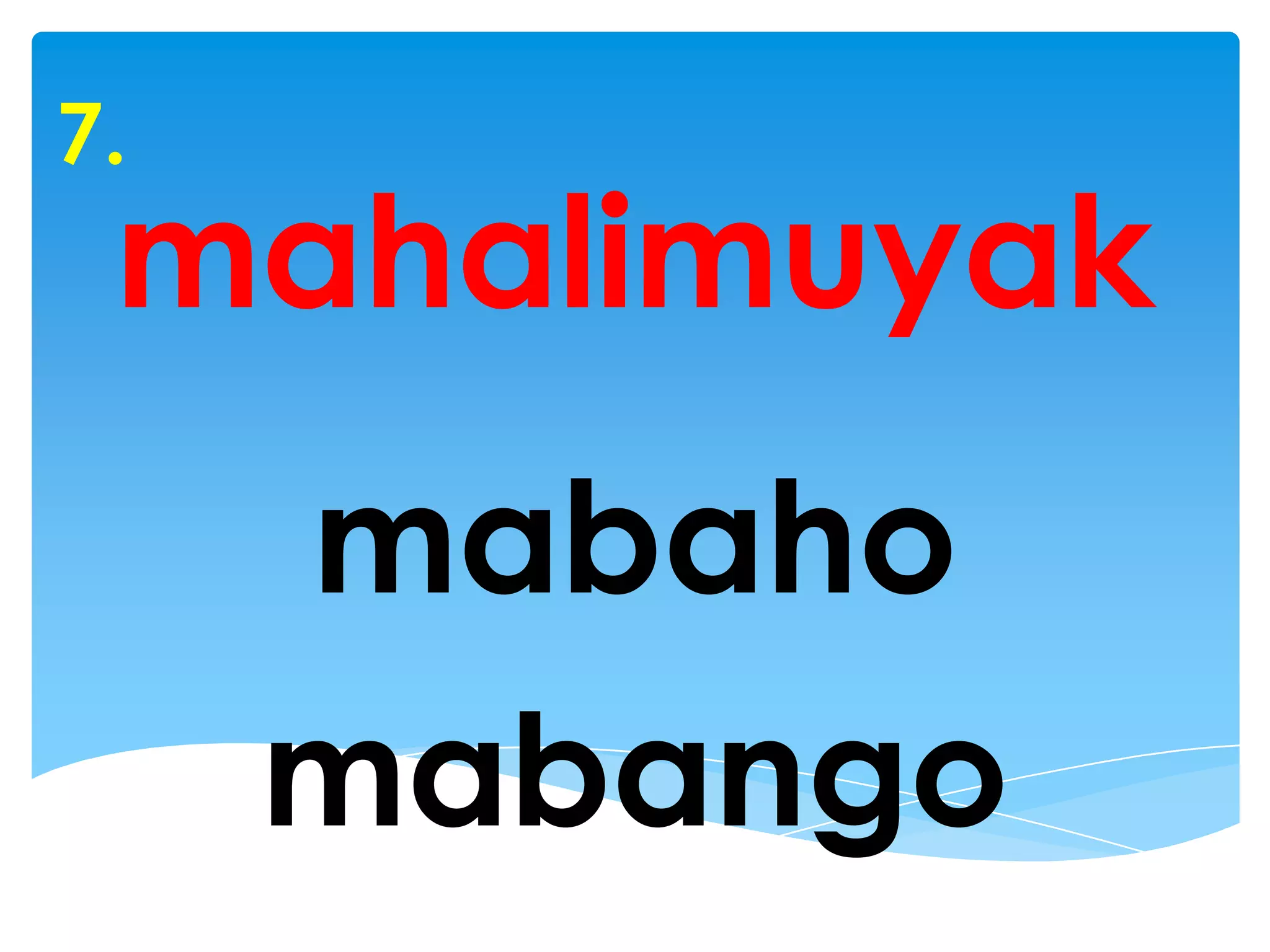 Mga Salitang Magkasingkahulugan | PPTX