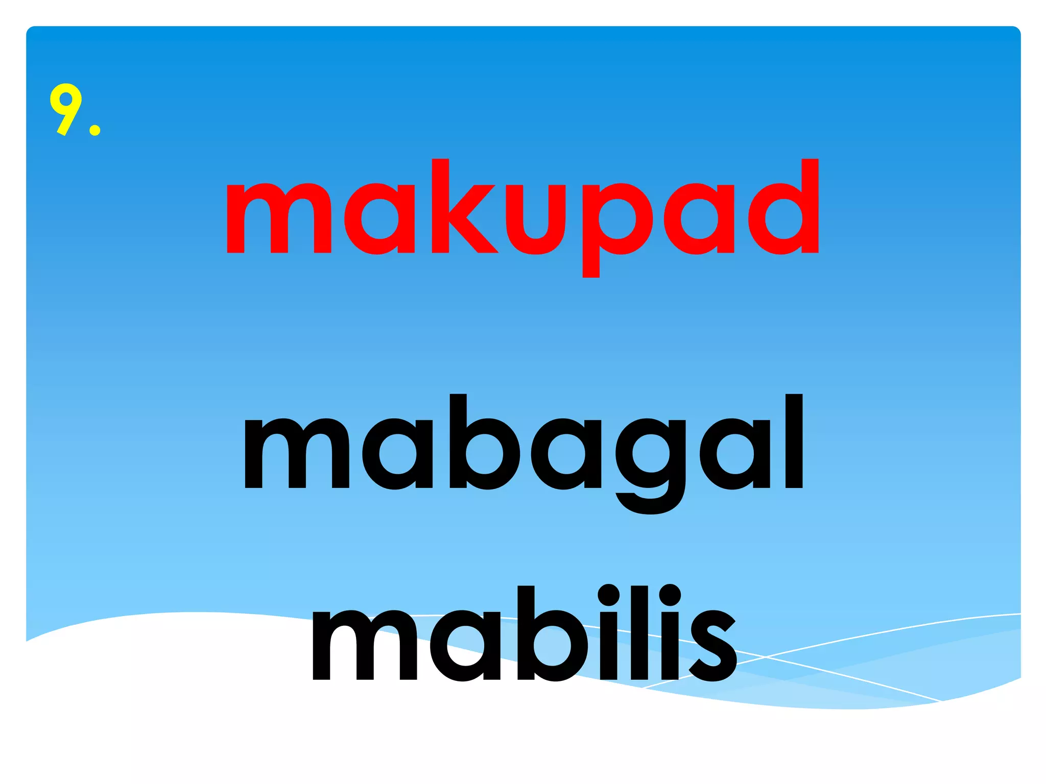 Mga Salitang Magkasingkahulugan | PPTX