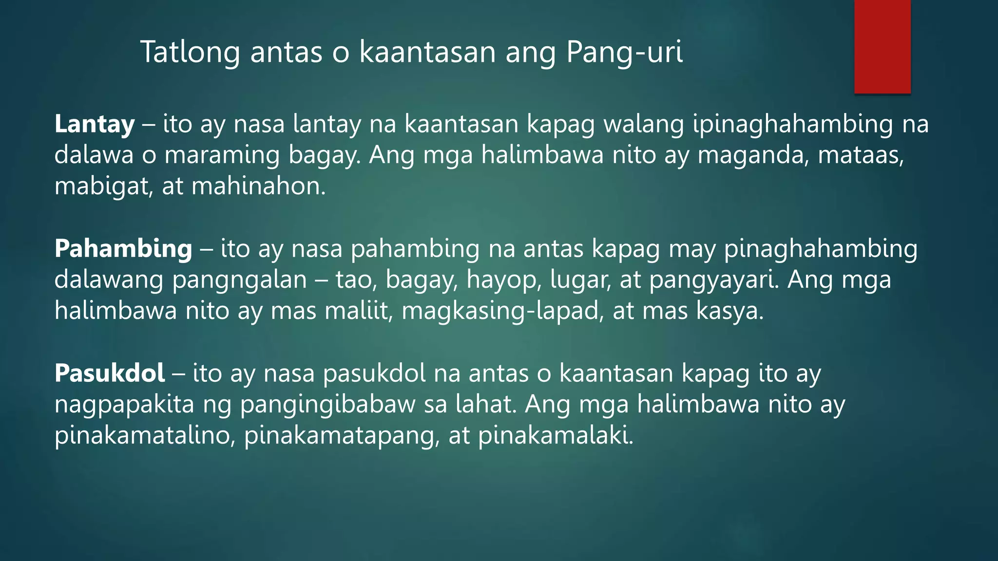 MGA SALITANG NAGLALARAWAN.pptx