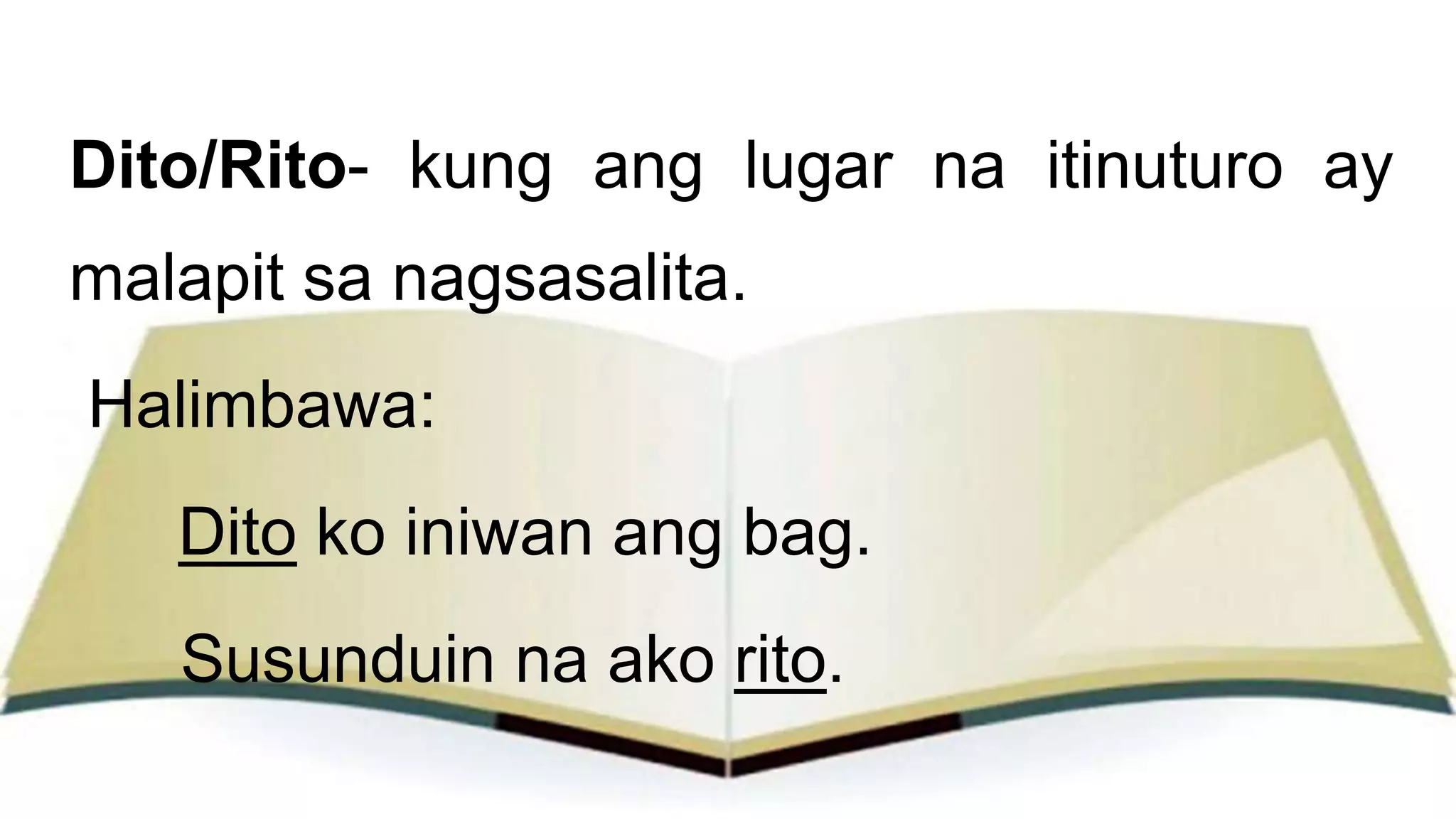 Mga Salitang Tumutukoy sa Lugar | PPTX