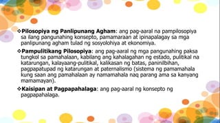 Mga sangay ng pilosopiya | PPTX
