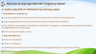 MGA SAWIKAIN at SALAWIKAIN- Mga Gabay sa Buhaypart 1.pptx