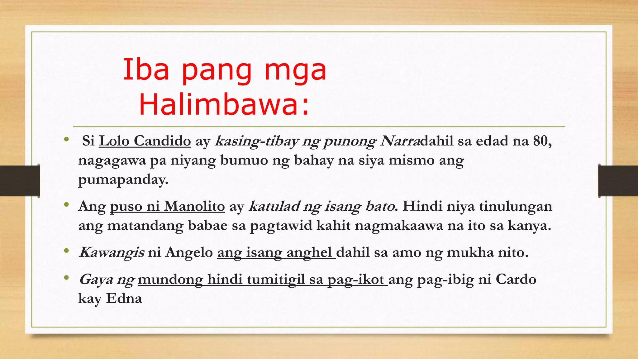 Mga sawikain o idyuma | PPTX