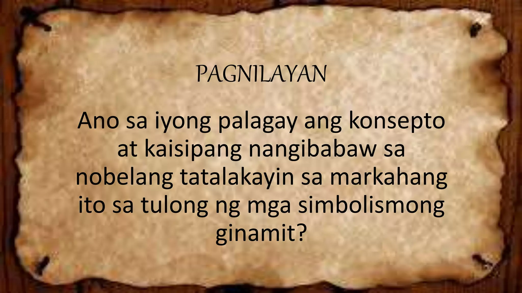 Mga Simbolismo sa El Filibusterismo | PPTX