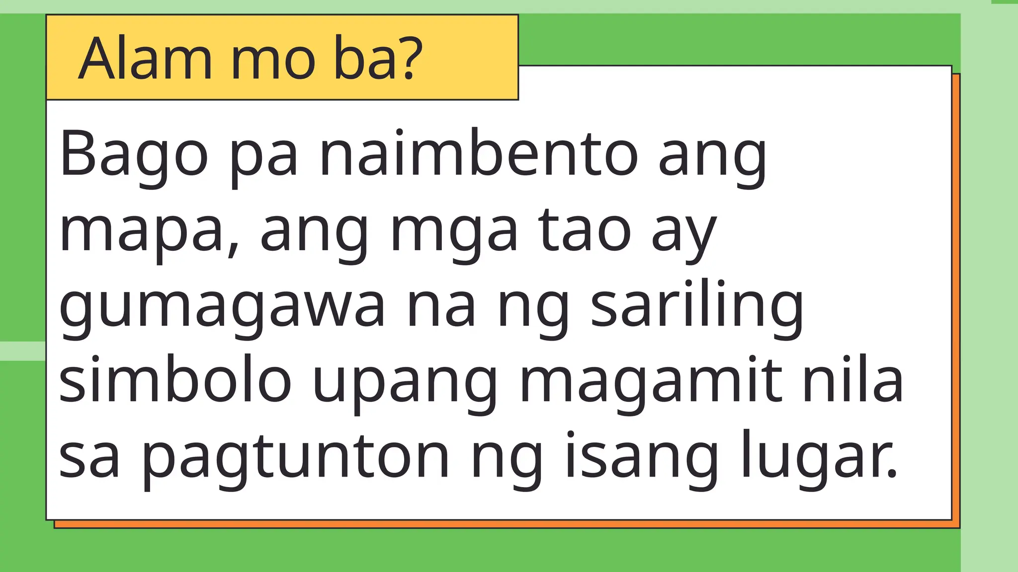 Mga simbolo na maaaring makita sa mapa | PPTX