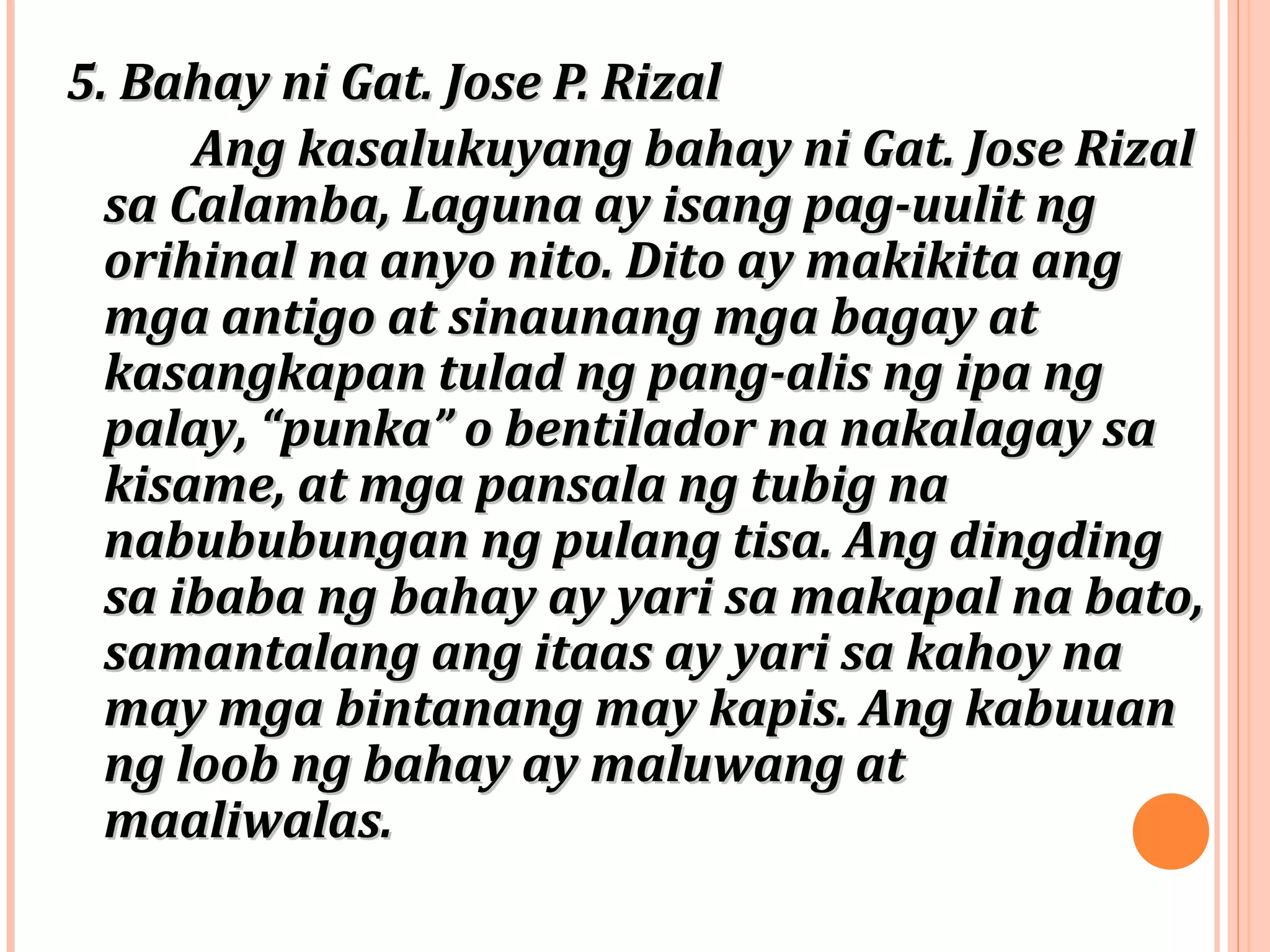 Mga Sinaunang Bagay ( Lesson in Sining VI ) | PPT