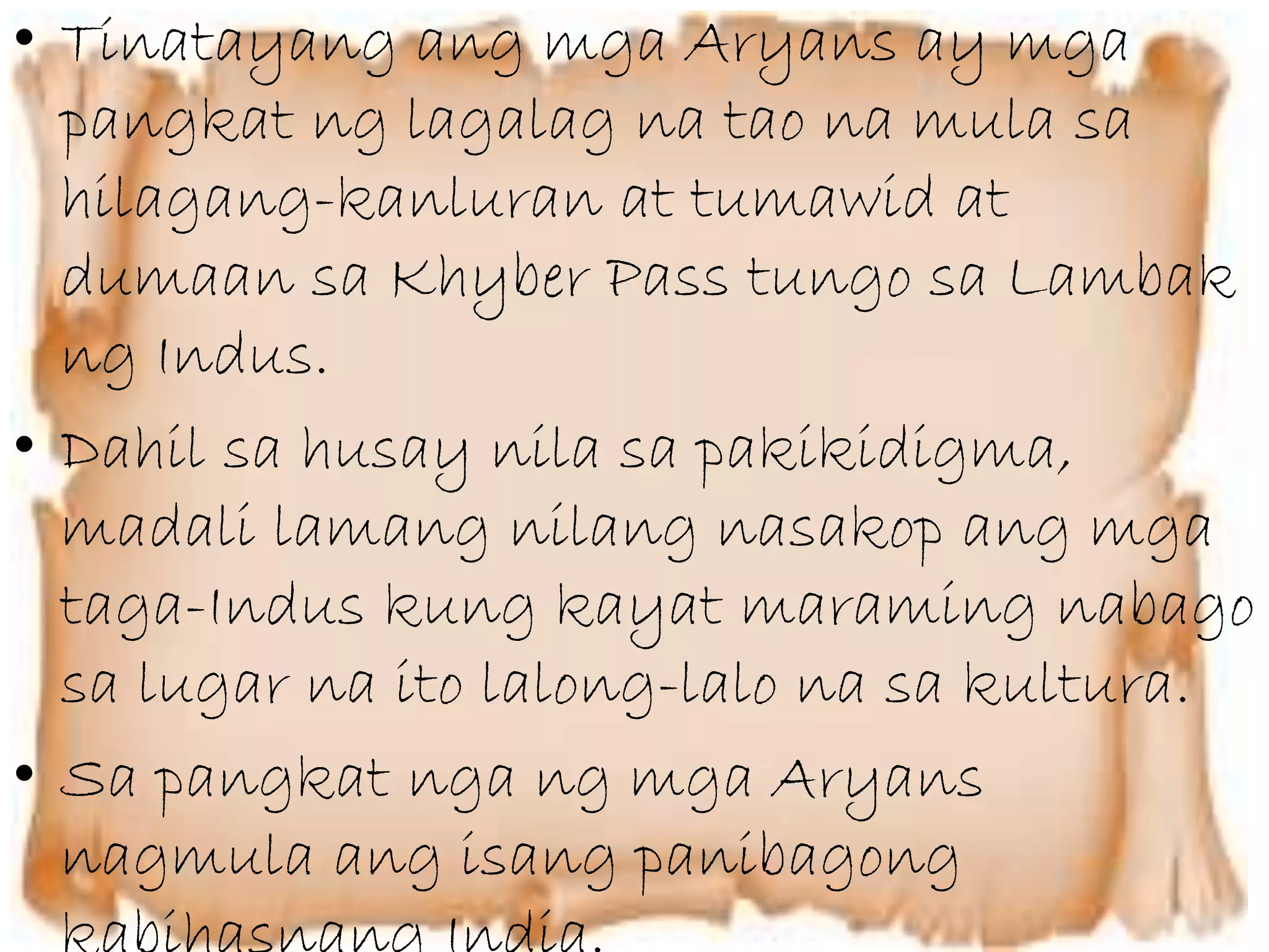 Mga sinaunang kabihasnan sa asya | PPTX