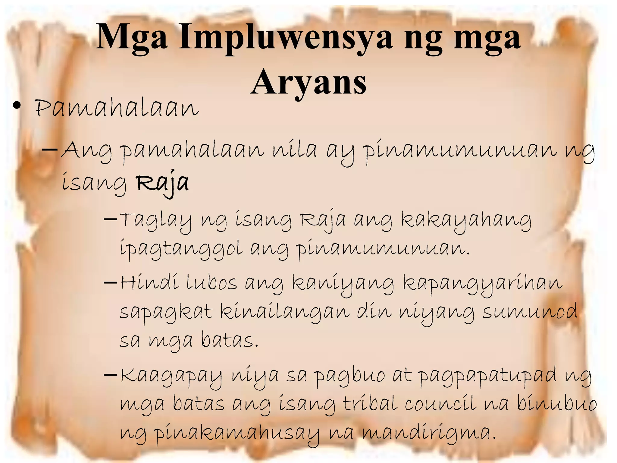Mga sinaunang kabihasnan sa asya | PPTX