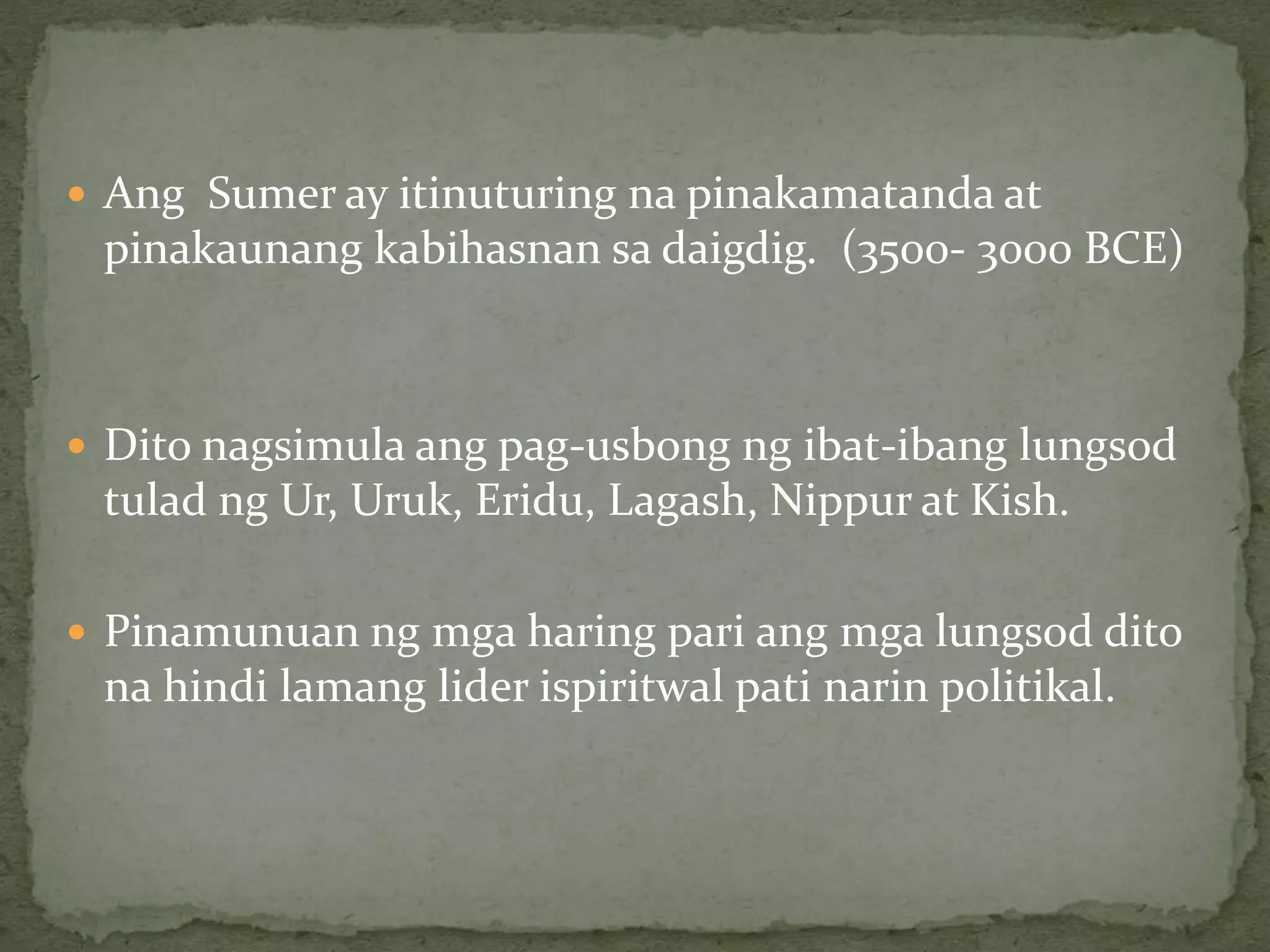 Mga sinaunang kabihasnan sa asya | PPTX