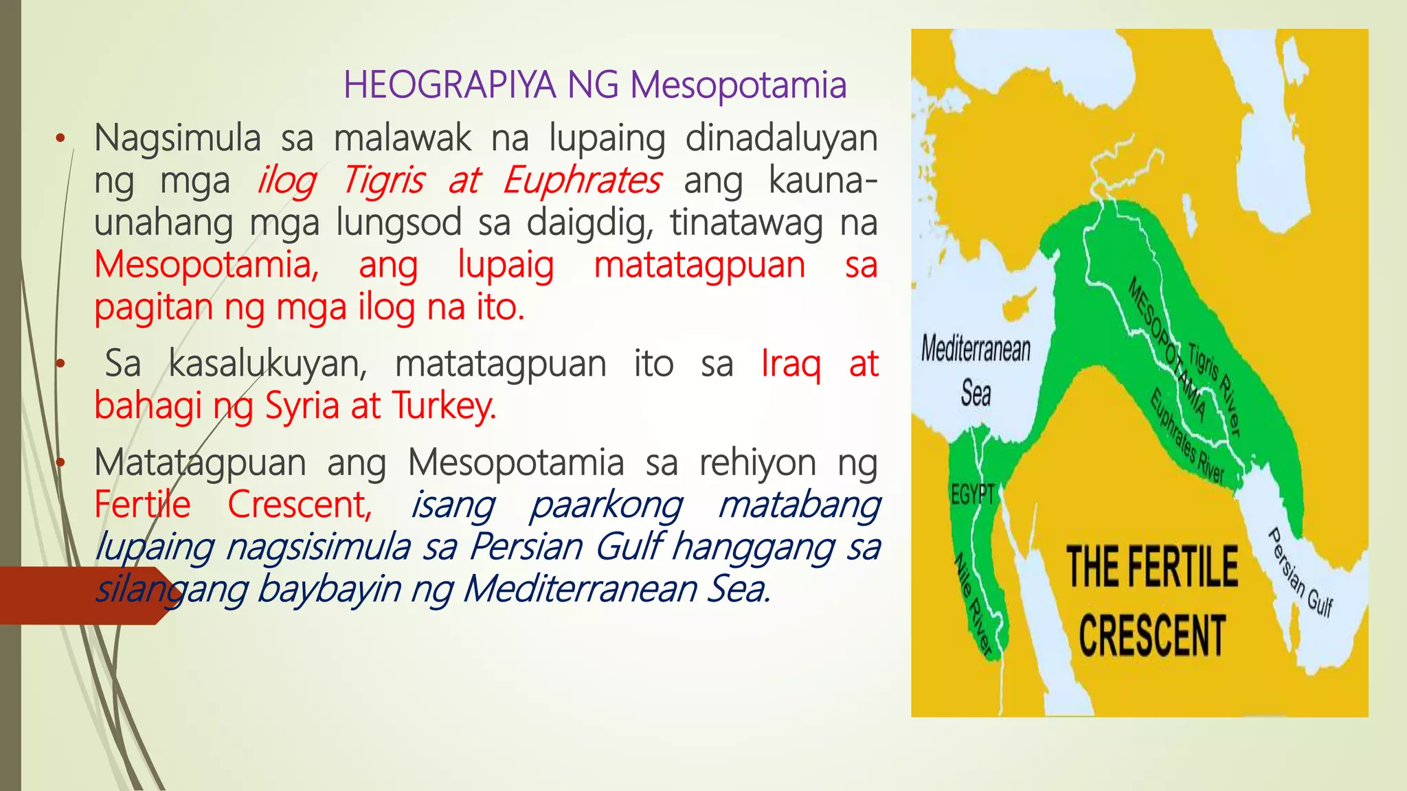 Mga sinaunang kabihasnan sa Daigdig | PPTX