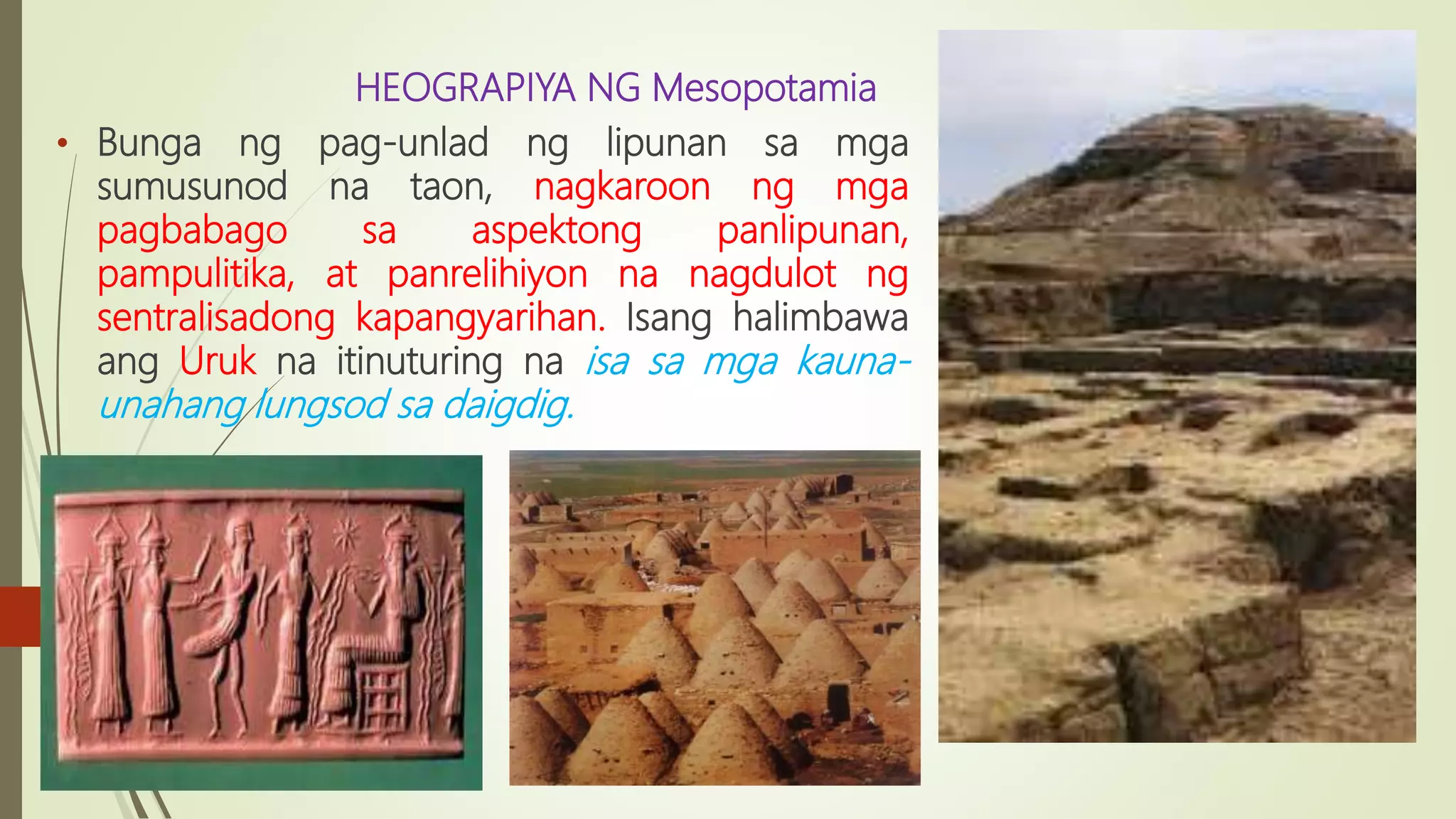 Mga sinaunang kabihasnan sa Daigdig | PPTX