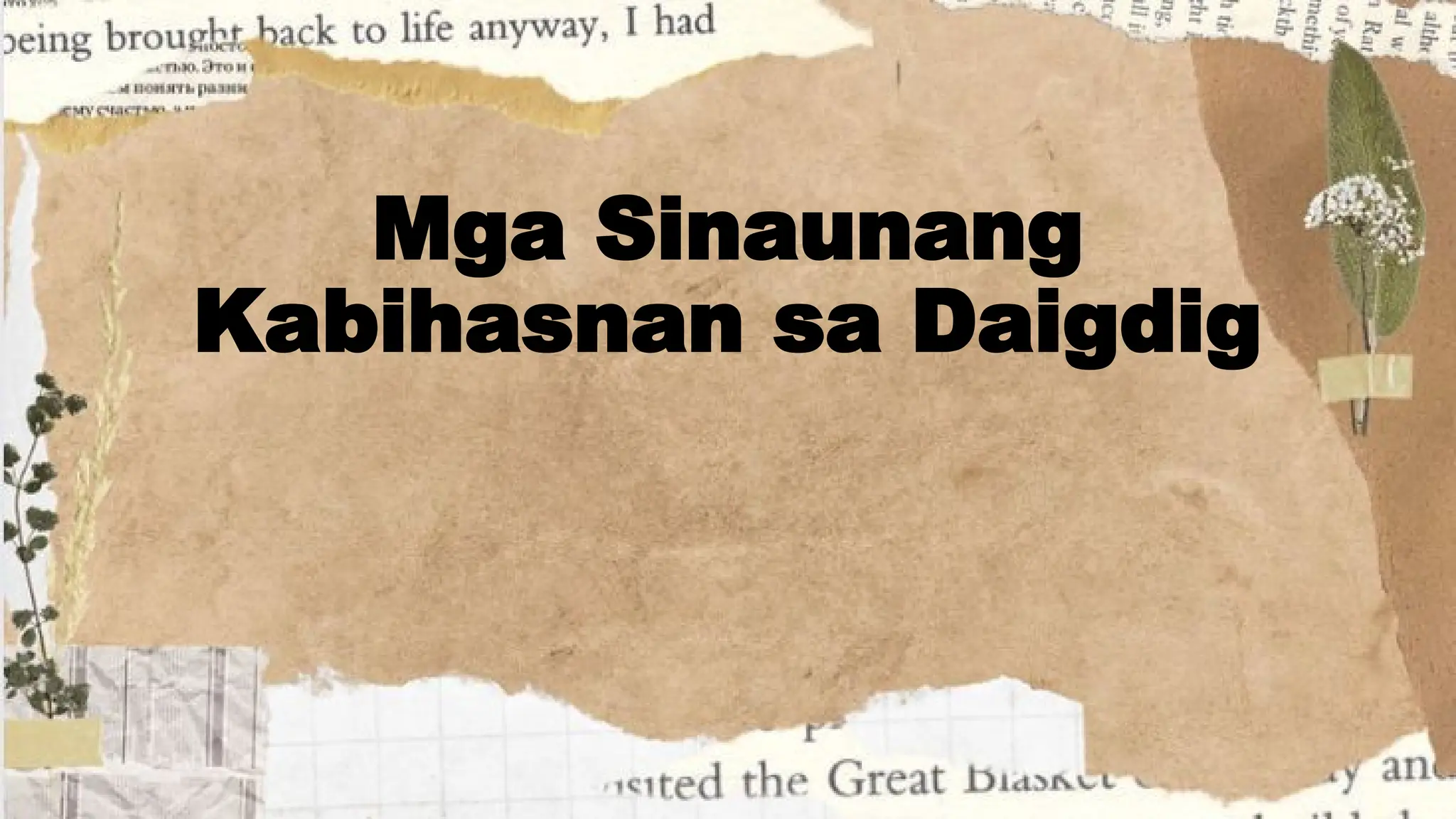 Mga Sinaunang Kabihasnan sa Daigdig.pptx