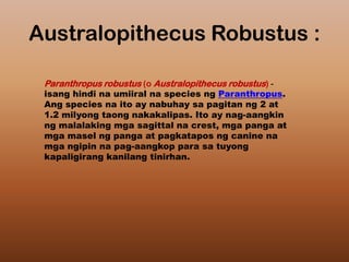 Mga sinaunang tao sa daigdig | PPTX