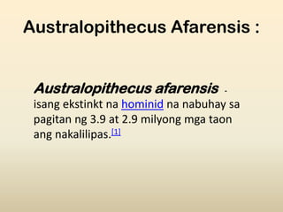Mga sinaunang tao sa daigdig | PPTX