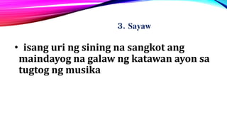 Mga Sining sa Aking Komunidad | PPTX
