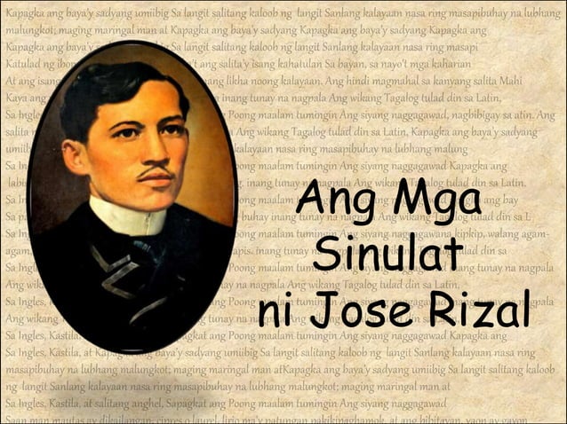 Mga Sinulat ni Dr. Jose Rizal | PPTX