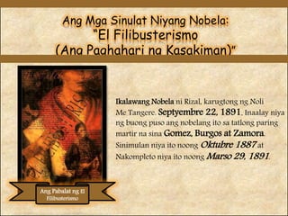 Mga Sinulat ni Dr. Jose Rizal | PPTX