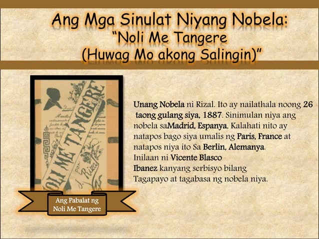 Mga Sinulat ni Dr. Jose Rizal | PPTX