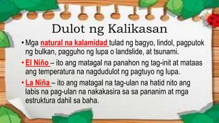 Mga suliranin sa kapaligiran | PPTX