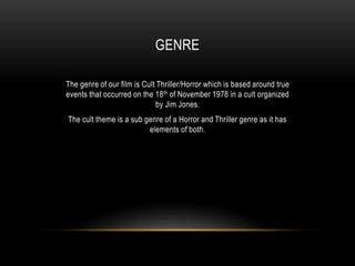 the cult pitch presentation | PPTX