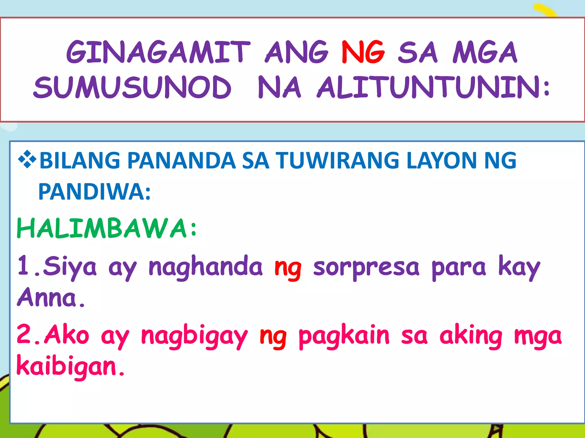 Mga tamang gamit ng salita | PPTX