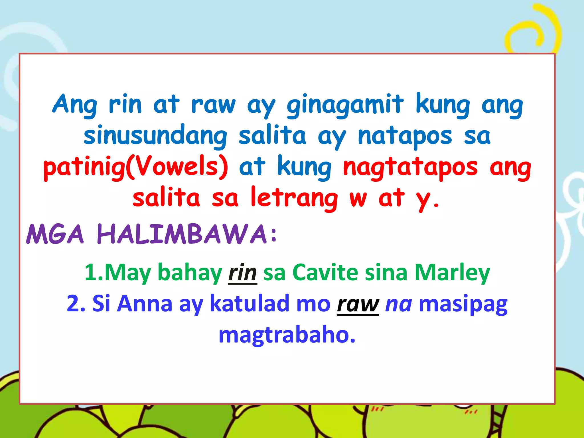 Mga tamang gamit ng salita | PPTX