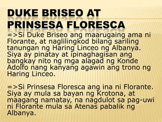 Florante At Laura Tauhan Menandro