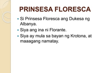 Mga Tauhan sa Florante at Laura | PPTX