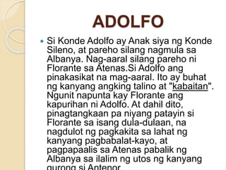 Mga Tauhan sa Florante at Laura | PPTX