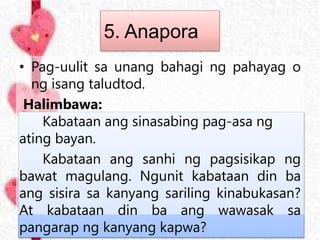 Mga Tayutay | PPTX