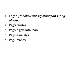 Mga Tayutay | PPTX