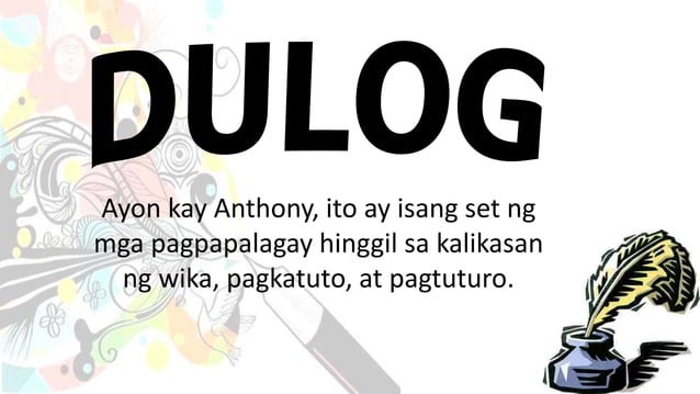 Mga Teorya at Dulog sa Pagsusuring Pampanitikan | PPTX