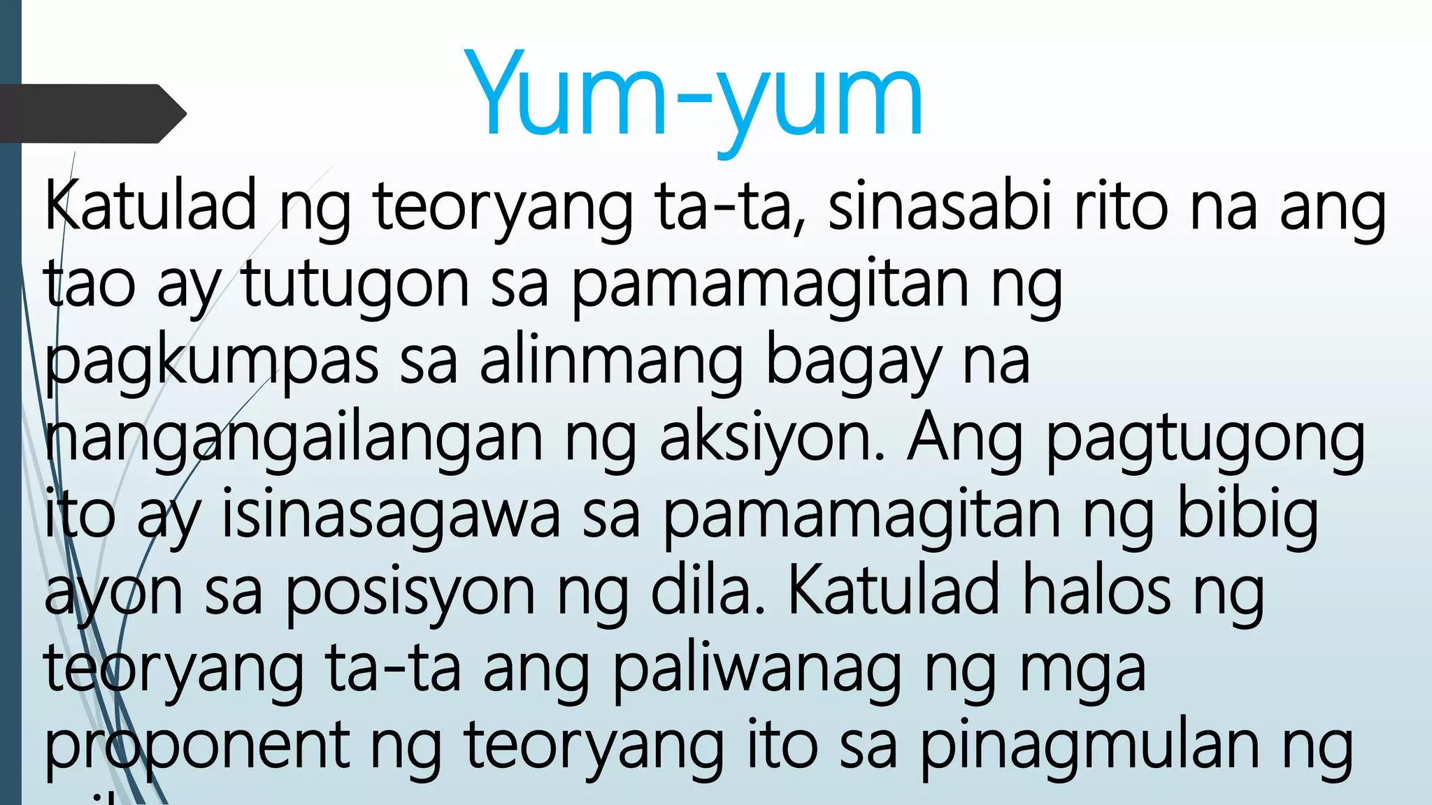 Mga teorya ng pinagmulan ng wika | PPTX