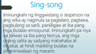 Mga teorya ng pinagmulan ng wika | PPTX