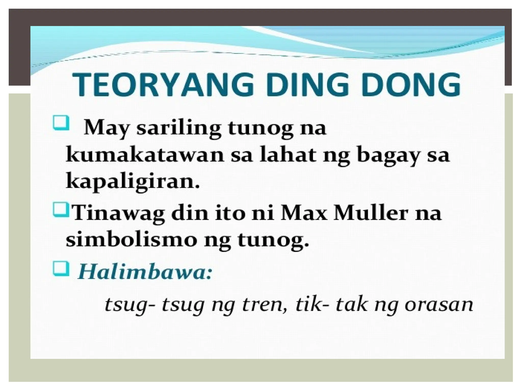MGA TEORYA NG PINAGMULAN NG WIKA-Ikaanim na Linggo.pptx