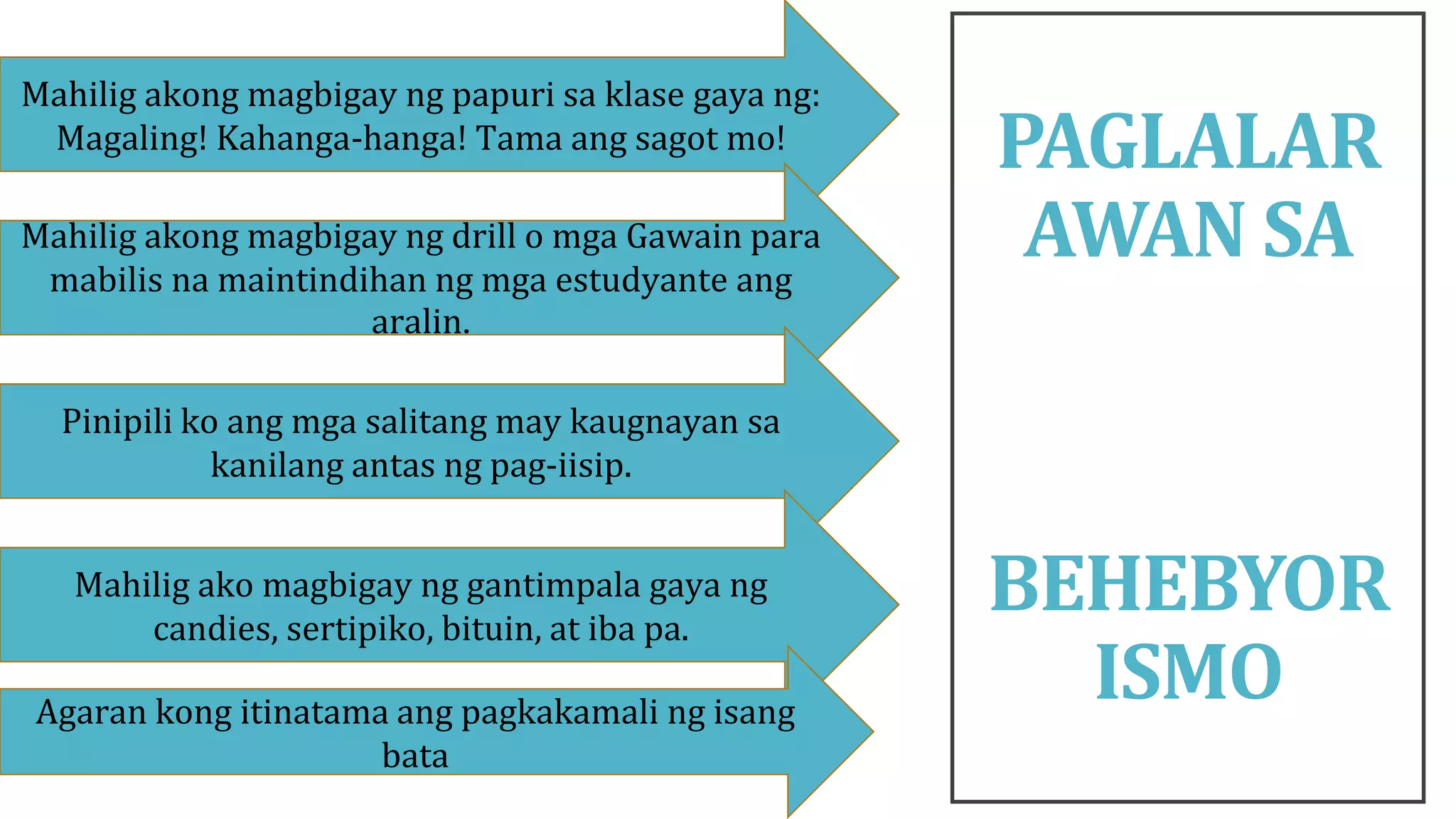 Mga teorya sa pagkatuturo at pagkatuto ng wika sa filipino | PPTX