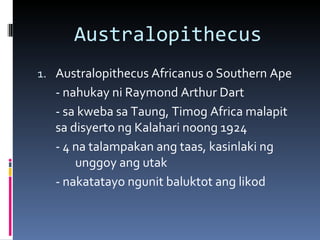 Mga teorya tungkol sa pinagmulan ng tao | PPT