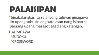 Mga Tulang Panudyo, Tugmang de Gulong,.pptx