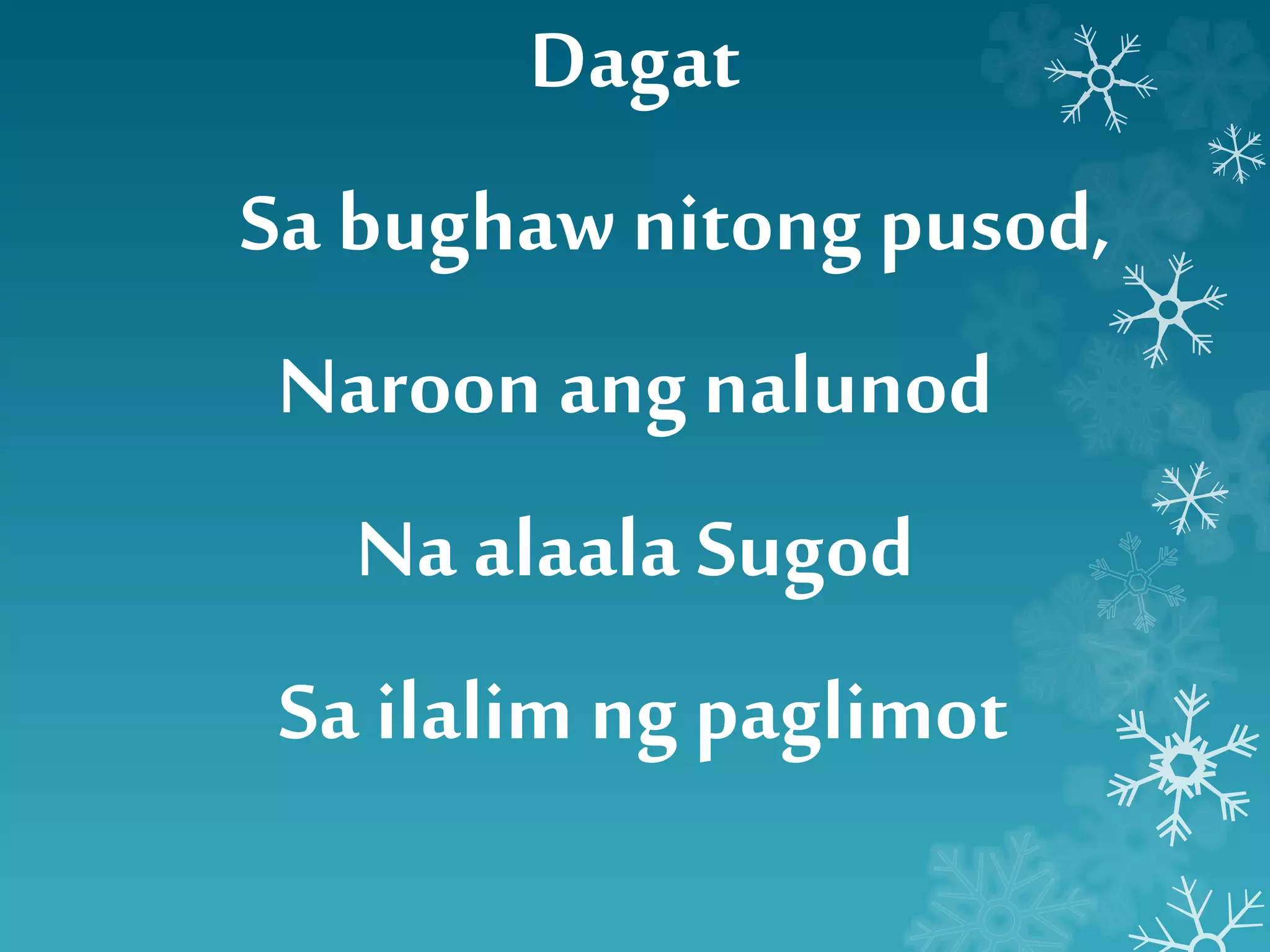 Haiku, Senryu, Tanaga, Tanka, | PPTX