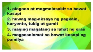 Mga Tuntunin ng Pamilya Ko | PPTX