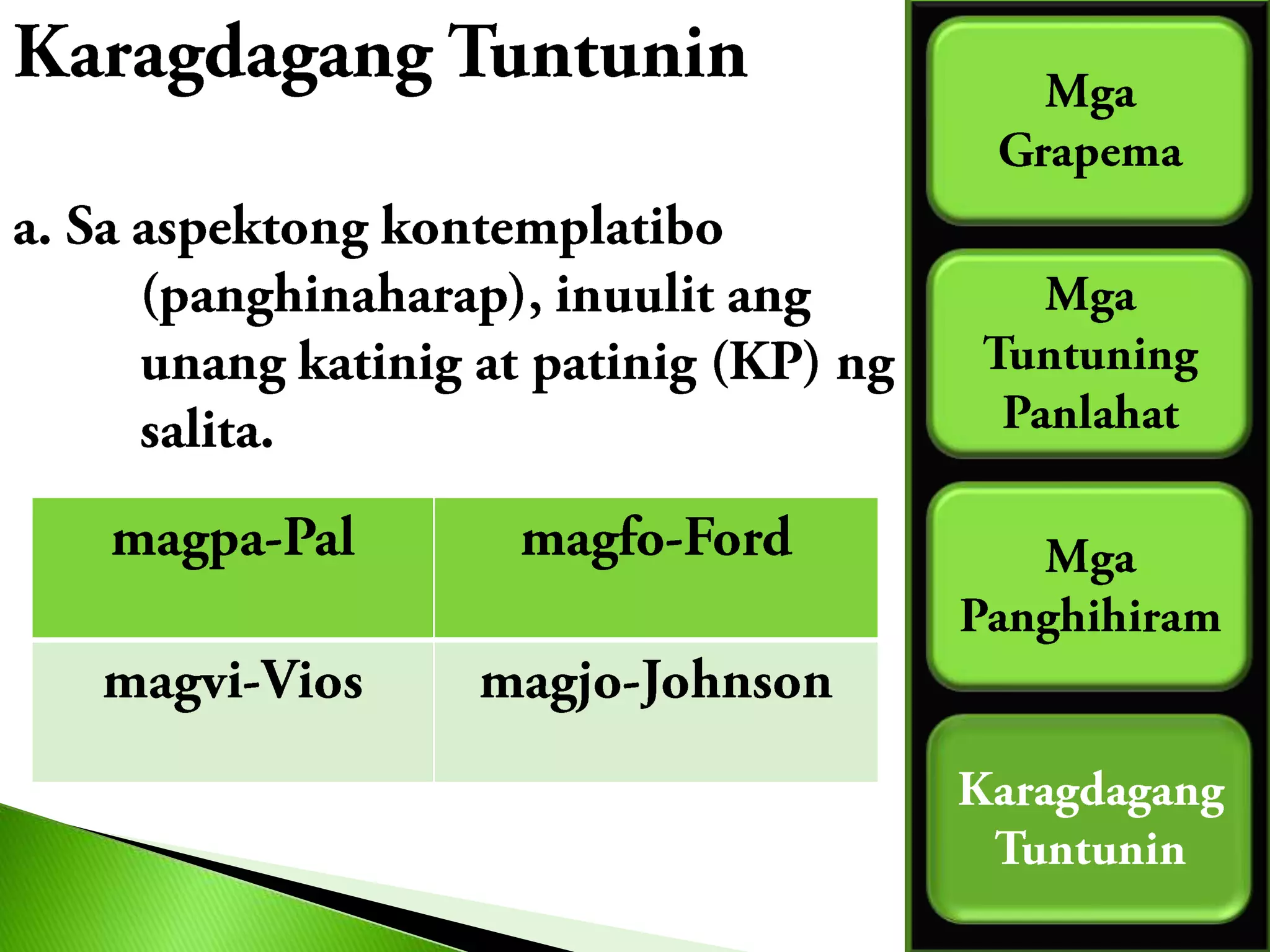 Mga tuntunin sa Pagbabaybay | PPTX